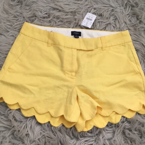 J Crew Scalloped Shorts